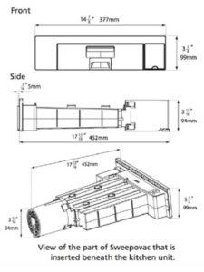 SweepoVac Built-in Kitchen Vacuum - Vacuumist